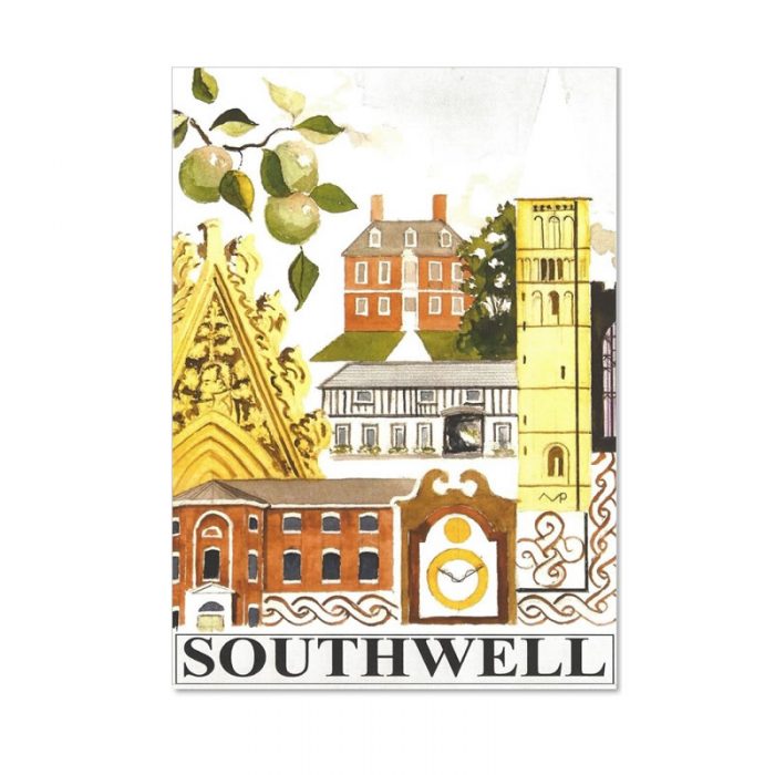 Southwell Town Greeting Card designed by Michael Payne | Southwell Minster
