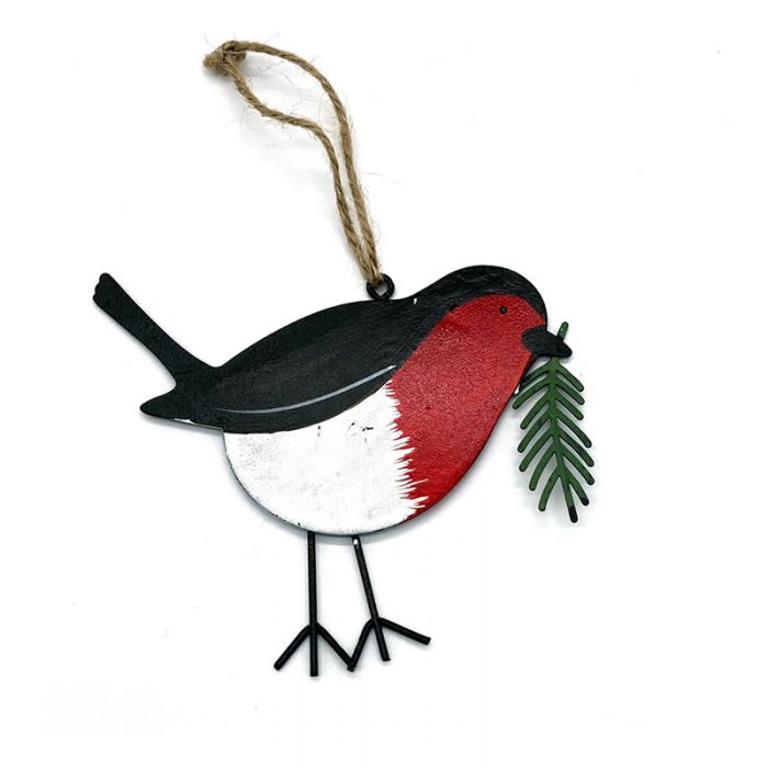 Hanging Metal Robin | Southwell Minster