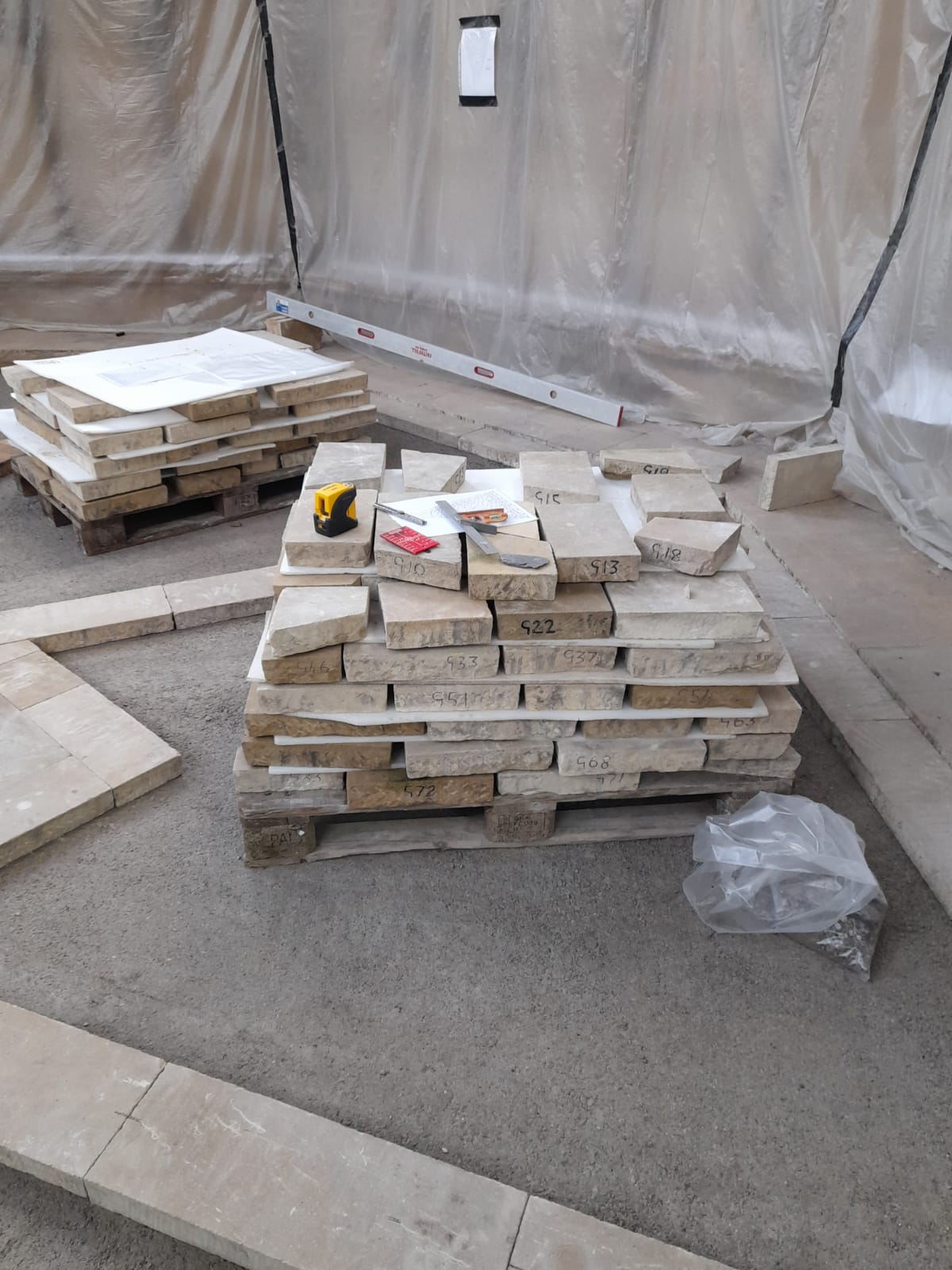 10: Relaying the stone floor | Southwell Minster