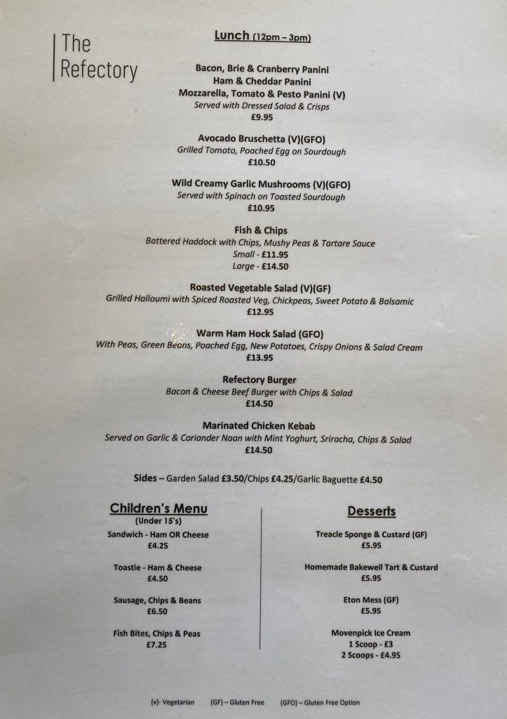 The Refectory to stay open late for Space Voyage | Southwell Minster