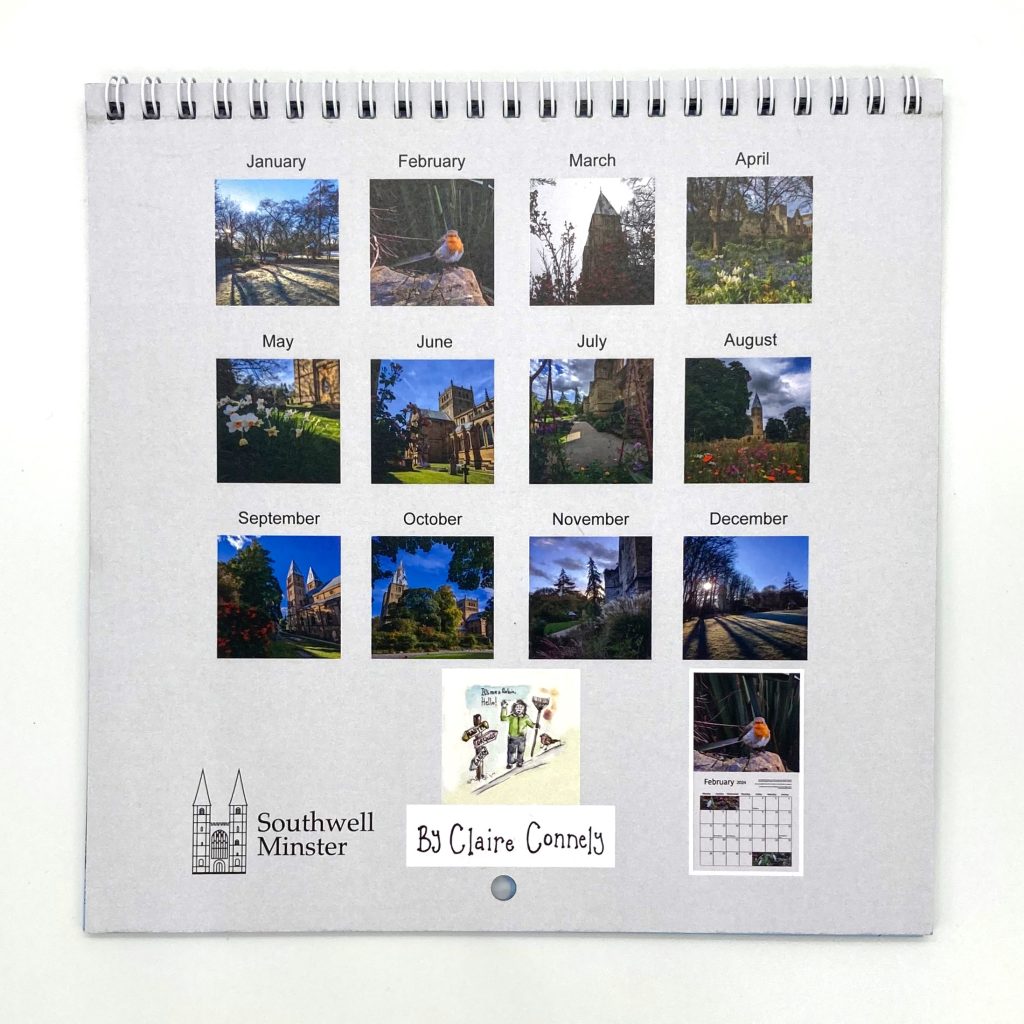 2024 Garden Calendar by Claire Connely | Southwell Minster